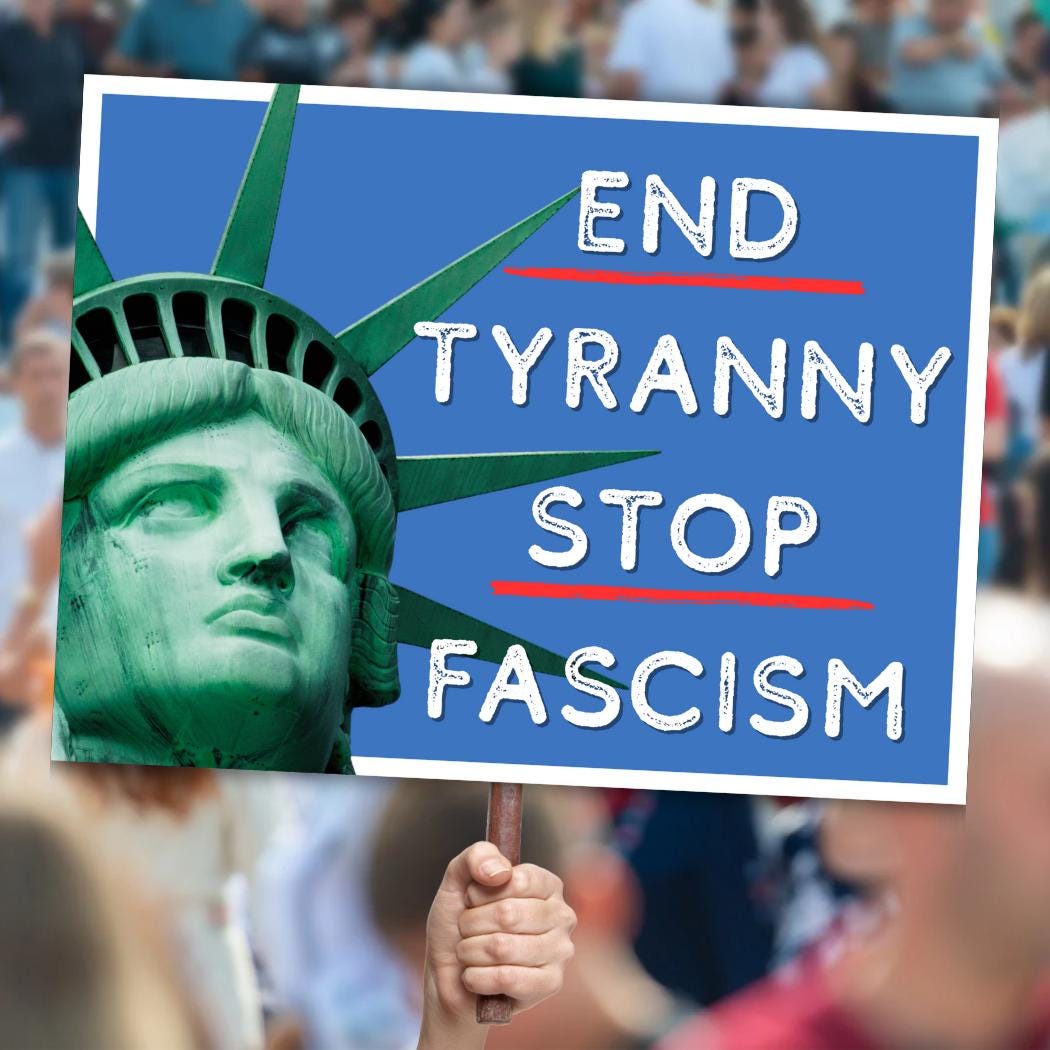 End Tyranny Statue of Liberty Print: Protest Art (PDF/PNG Digital ...