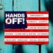 Hands off Everything - Printable Digital Image File - Image for Print ...