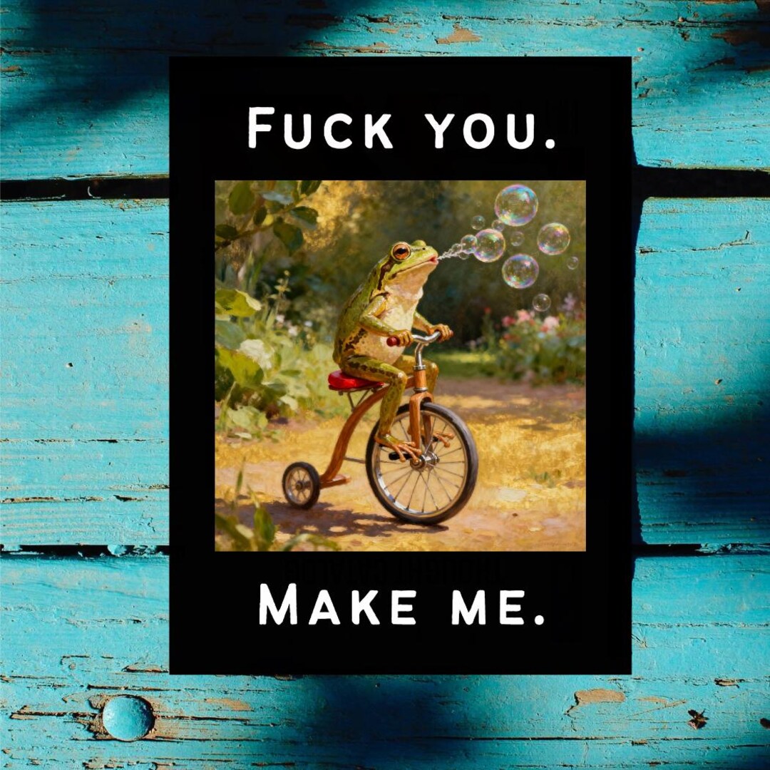 Portland Frog Says Make Me - Printable Digital Image File - Image for ...