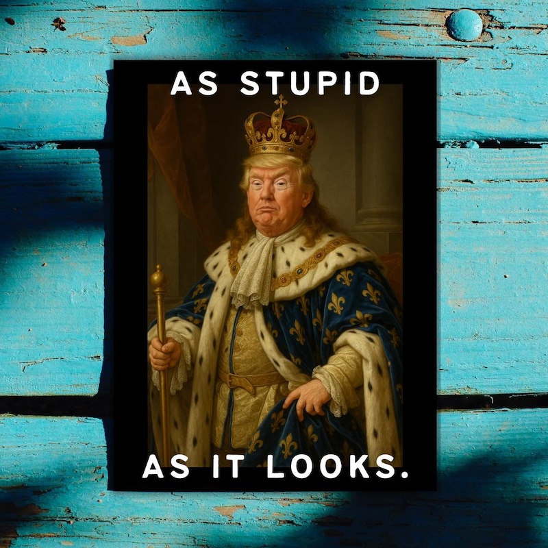 No Kings Protest Signs - Etsy