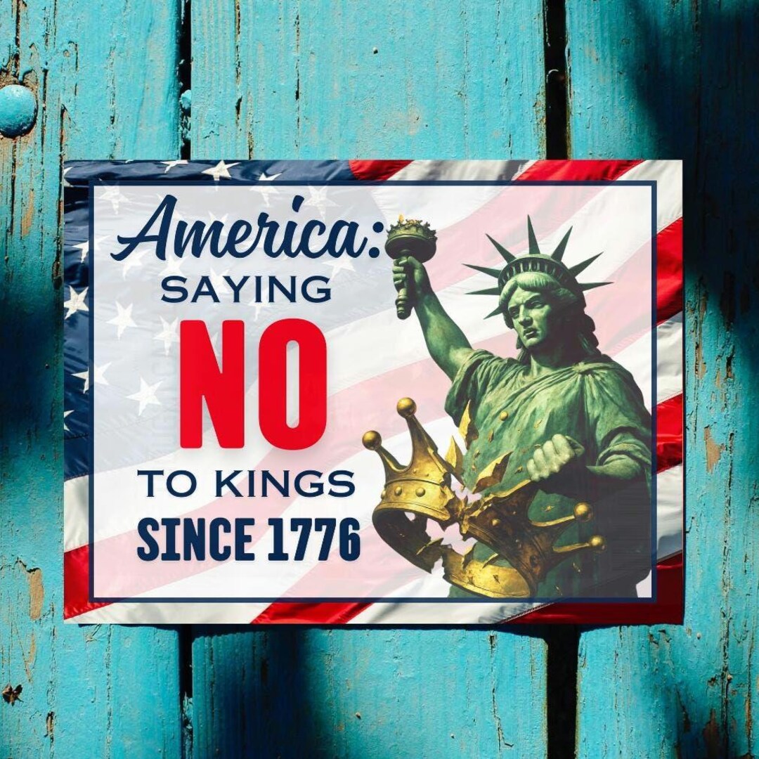 America No Kings Since 1776 - Printable Digital Image File - Image for ...