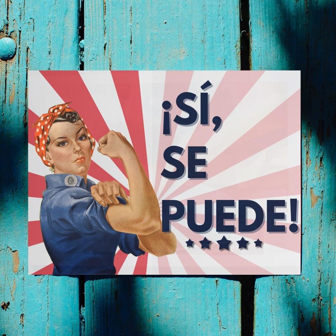 Si Se Puede Yes We Can - Printable Digital Image File - Image to Print ...