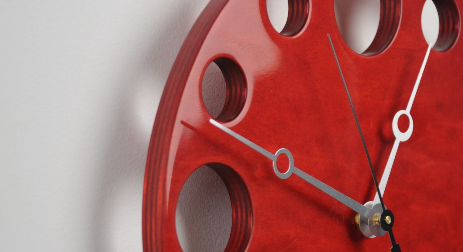 POP Clock in Red 10 Modern Clock - Etsy