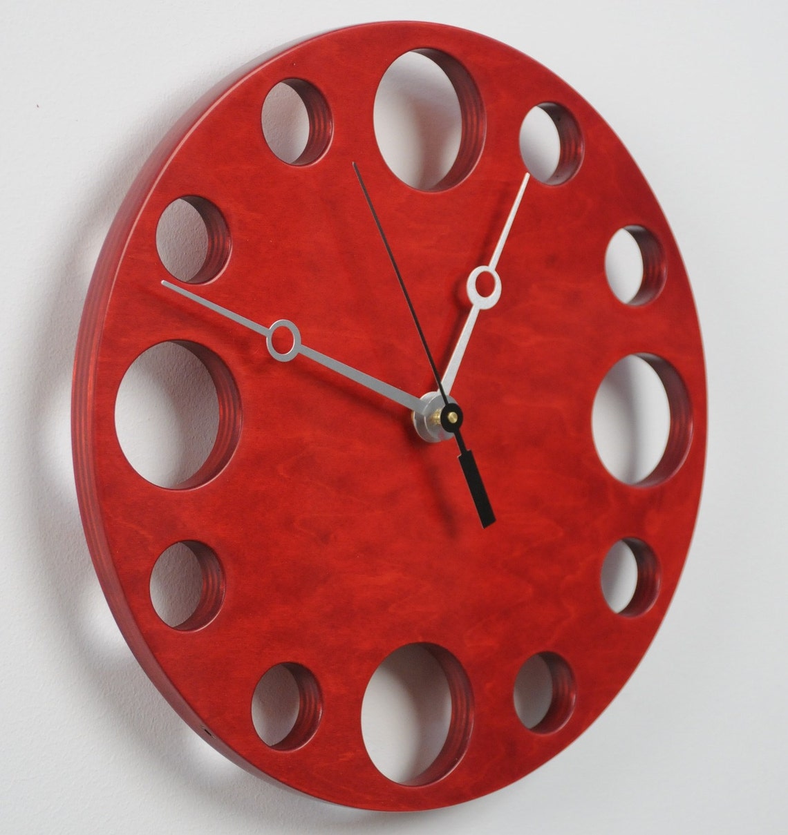 POP Clock in Red 10 Modern Clock - Etsy