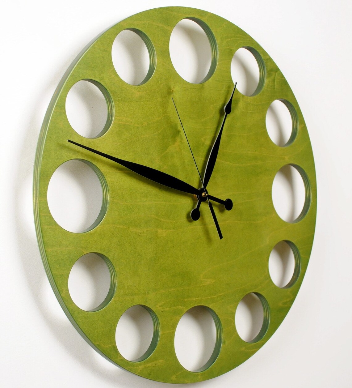 POP Clock in Green, Large - Etsy