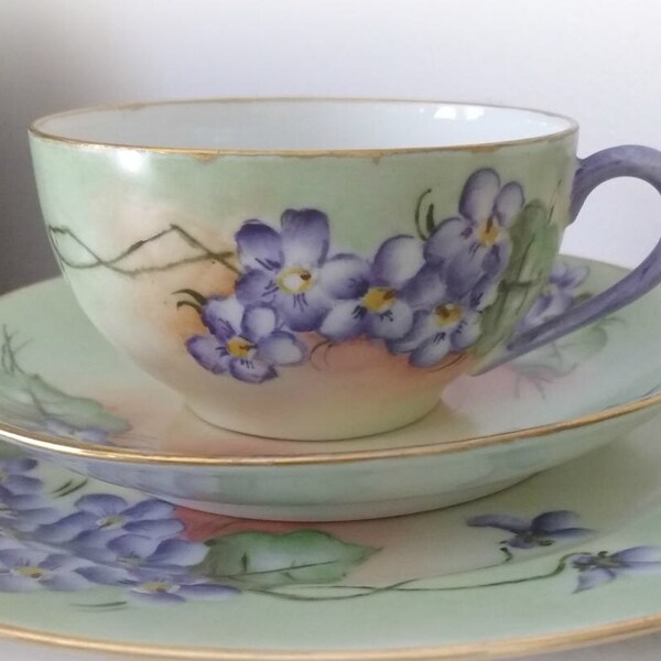 Violet Tea Cup - Etsy
