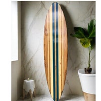 Wave Surfboard Wall Art Surfboard Wall Decor Coastal Home Decor ...