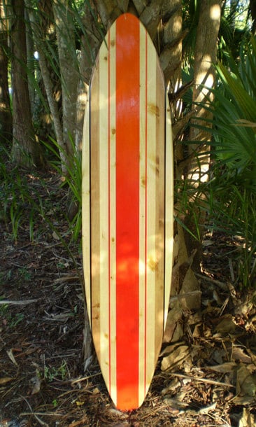 Red Hot Classic Surfboard Wall Art & Decor | Customizable | Wood ... Red Hot Classic Surfboard Wall Art & Decor | Customizable | Wood ...