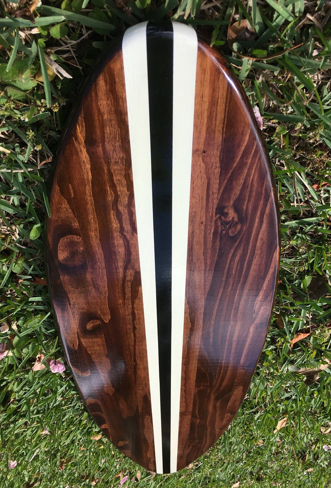 Chocolate Rail Surfboard Wall Art & Decor Customizable Wood Surfboard ...