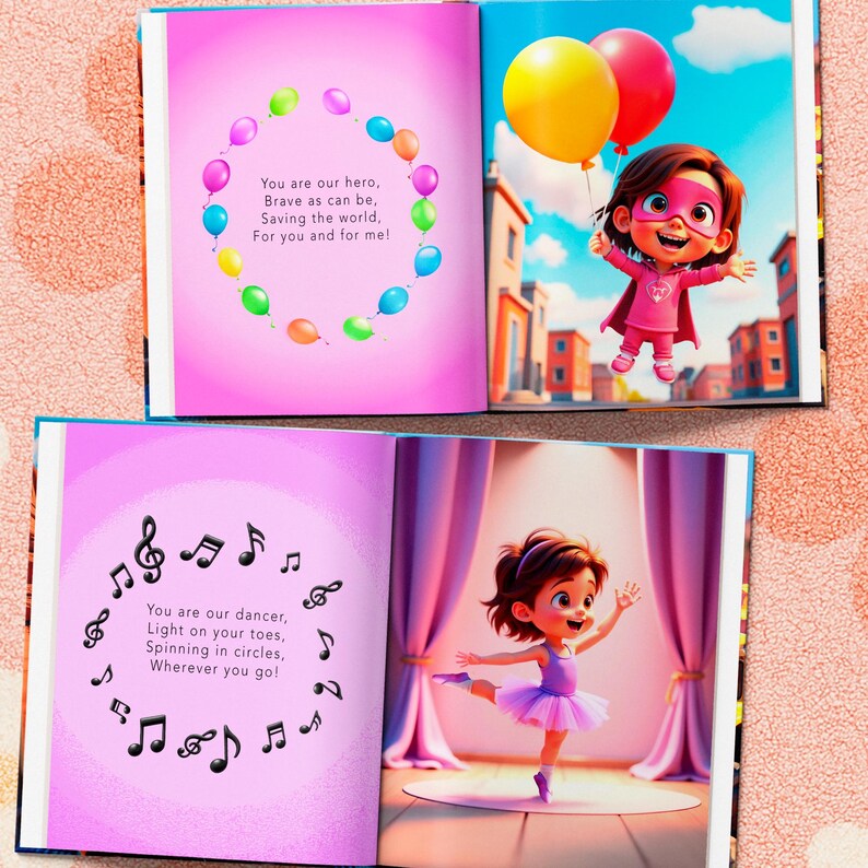 Personalized 2nd Birthday Storybook for Girls: Custom Avatar, Name ...