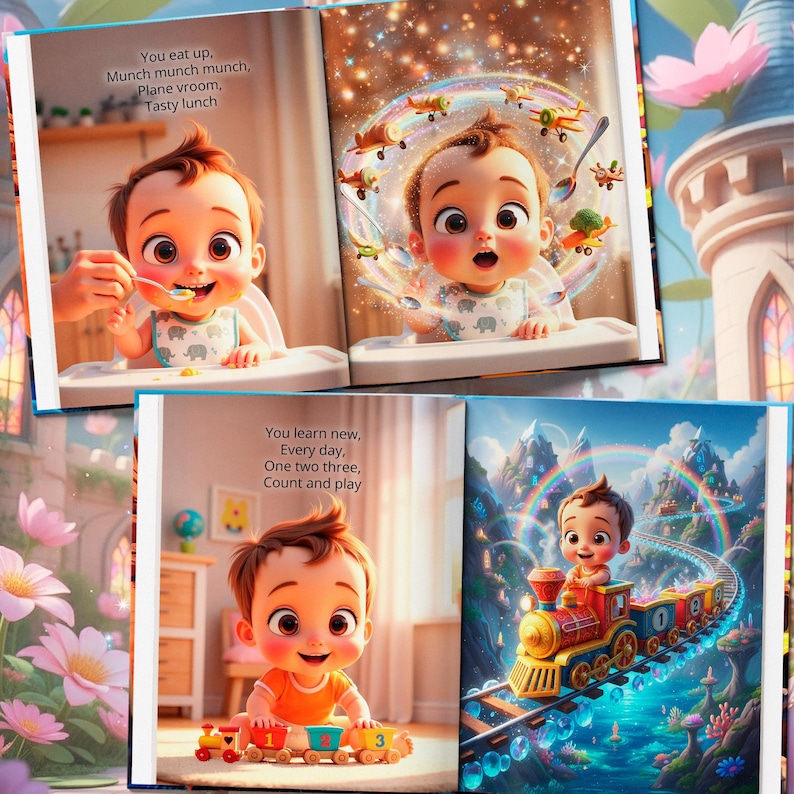 Personalized First Birthday Story Book • Custom Photo Keepsake Gift - Etsy