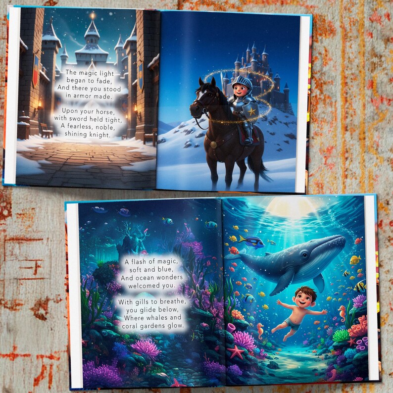 Personalized Christmas Book for Boys — Custom Name, Photo & Dedication ...