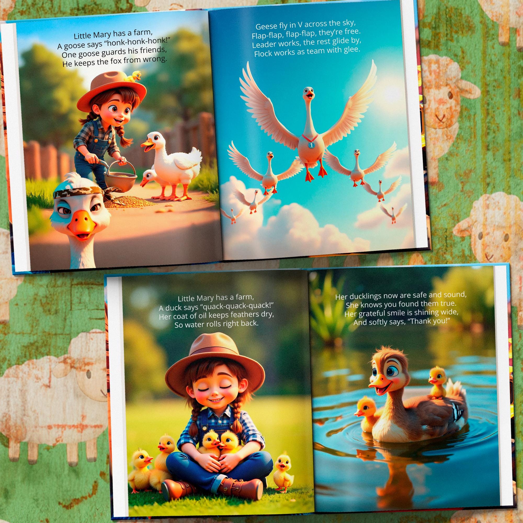 Personalized Farm Animals Storybook • Custom Avatar, Child’s Name ...