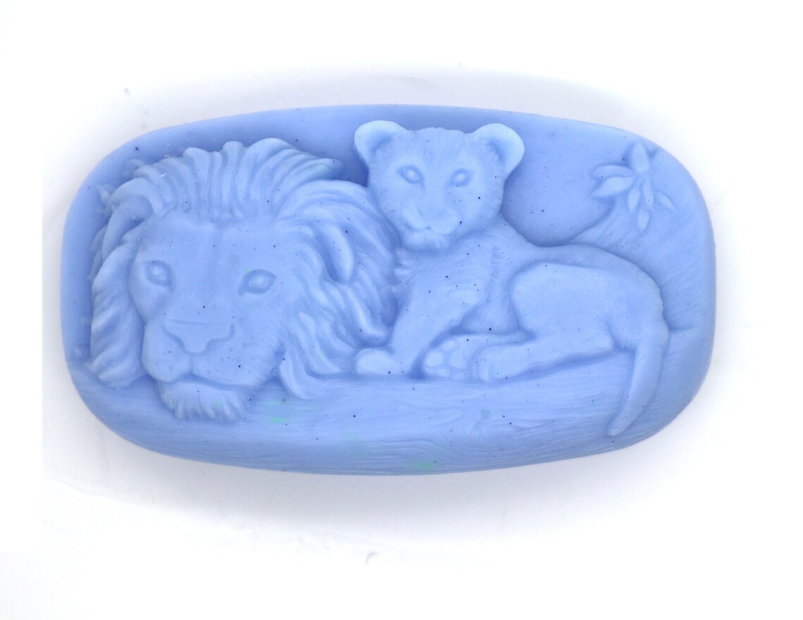 Lion and Cub Soap Lion King of the Jungle Father and Child - Etsy