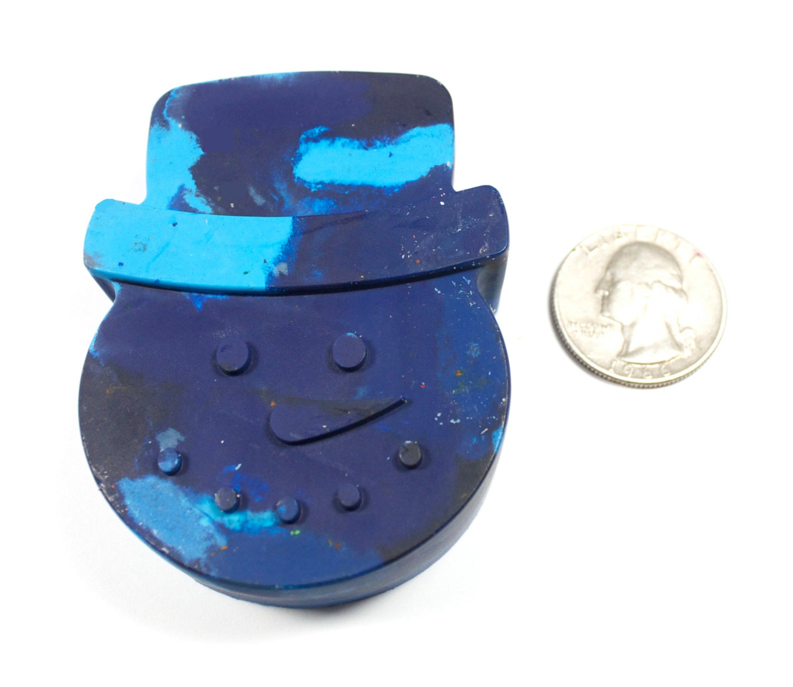 10 Huge Recycled Snowman Crayons Stocking Stuffer Reuse | Etsy