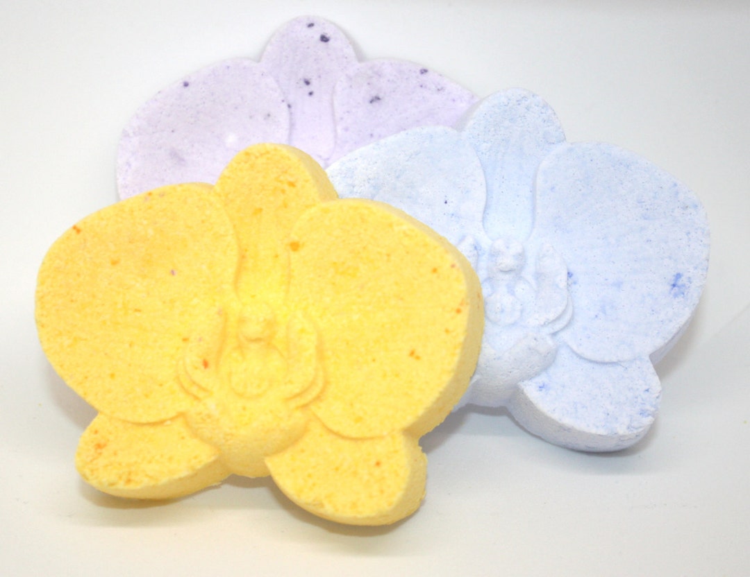 Orchid Bath Bomb Bath Fizzy, Bath Fizzie, Bath Bombs, Flower Bath Bomb ...