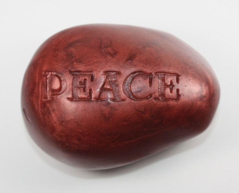 Peace Stone Soap Peace Rock Soap Inspiration Stone Garden | Etsy