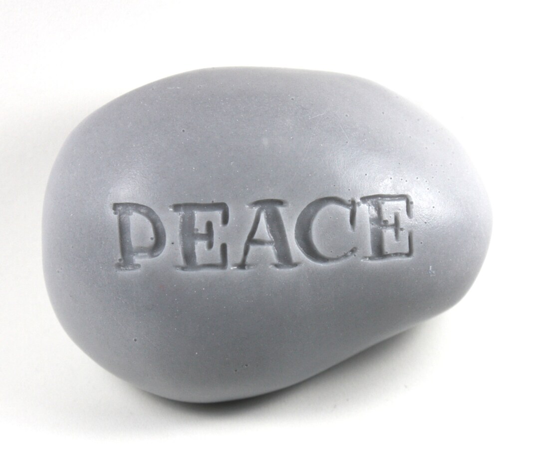 Peace Stone Soap Peace Rock Soap, Inspiration Stone, Garden Stone ...