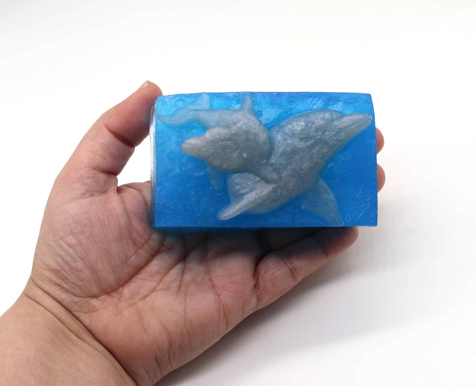 Dolphin and Baby Soap Shower Bar Marine Animals Marine - Etsy