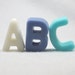 Alphabet Soaps - Set of 3, Abc, Initials, Monogram, Kids, Teacher ...