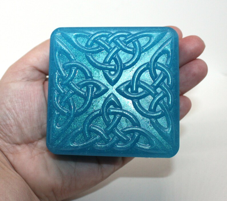 Celtic Soap Square Large Bar of Soap St. Patrick's - Etsy