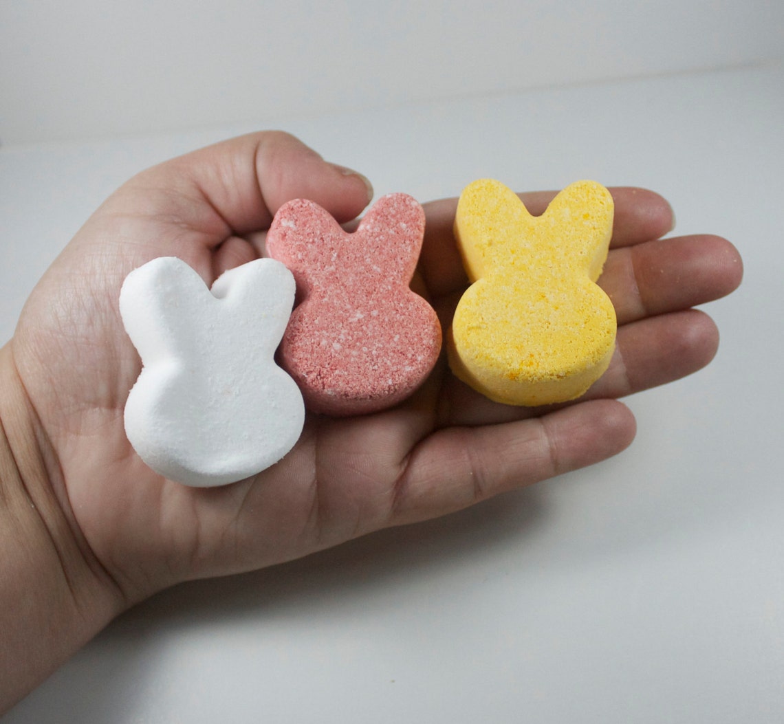 12 Bunny Bath Bombs Rabbit Easter Spring Animal Fizzy - Etsy