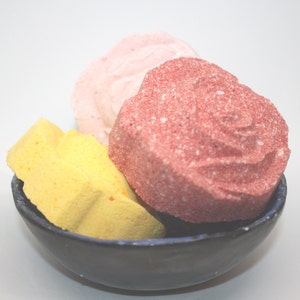 Large Rose Bath Bomb - Flower Bath Bomb, Bath Fizzy, Bath Fizzie, Party ...
