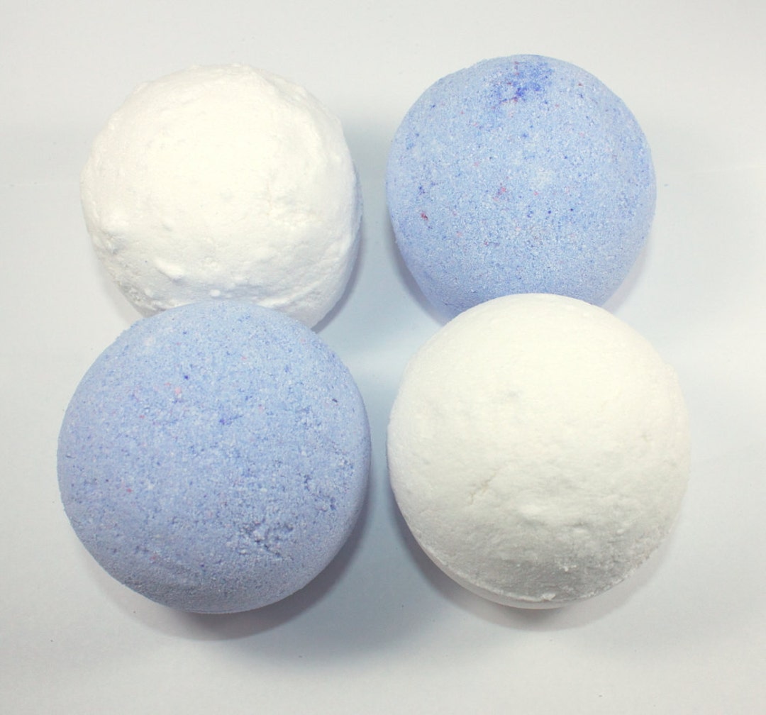 Set of Four Full Size Bath Bombs Bath Fizzies, Bath Fizzy, Skin ...