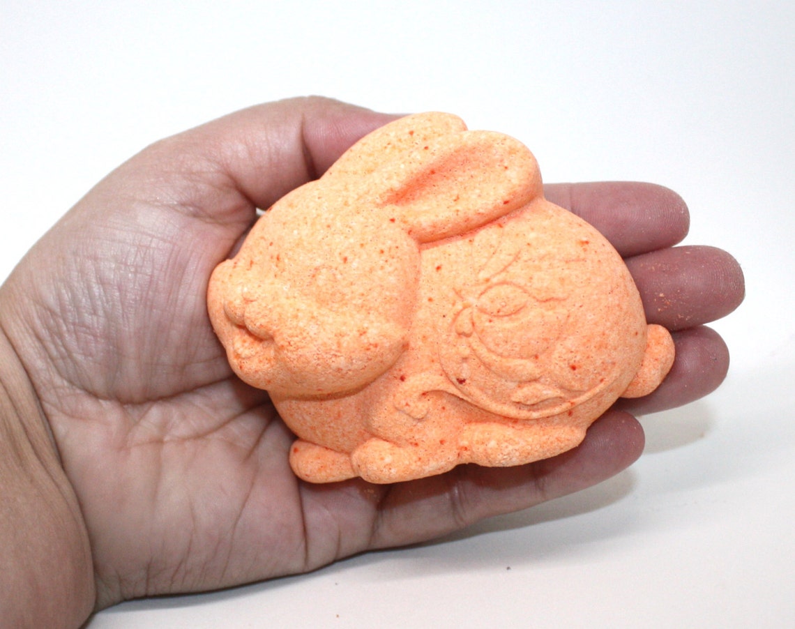 Big Bunny Bath Bomb Rabbit Bath Bomb Bath Fizzie Bath - Etsy