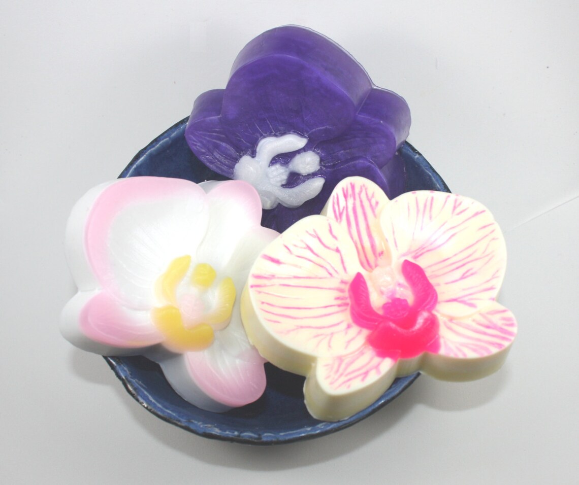 Large Orchid Soap Flower Soap Floral Soap Decorator Soaps - Etsy