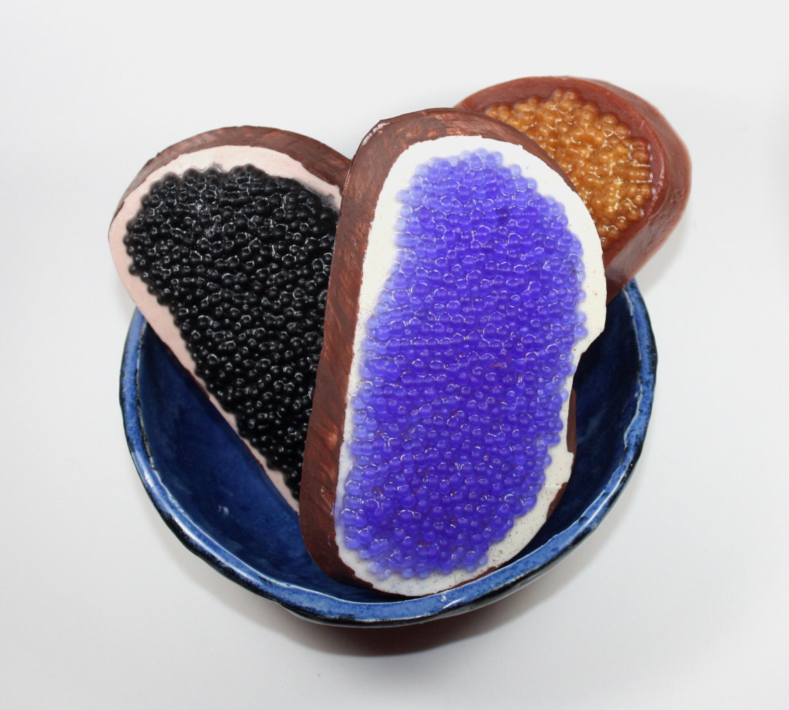 Toast With Jelly/jam or Cracker With Caviar Soap Food Soap - Etsy