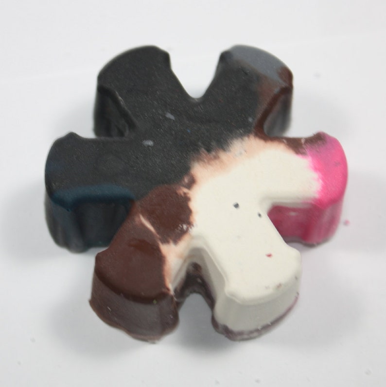 Coloring Snowflake Recycled Crayons Set of 6 Frozen Party - Etsy