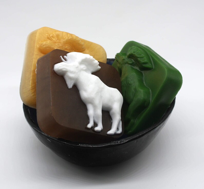 Moose Soap Shower Bar North American Animal for Guys for - Etsy