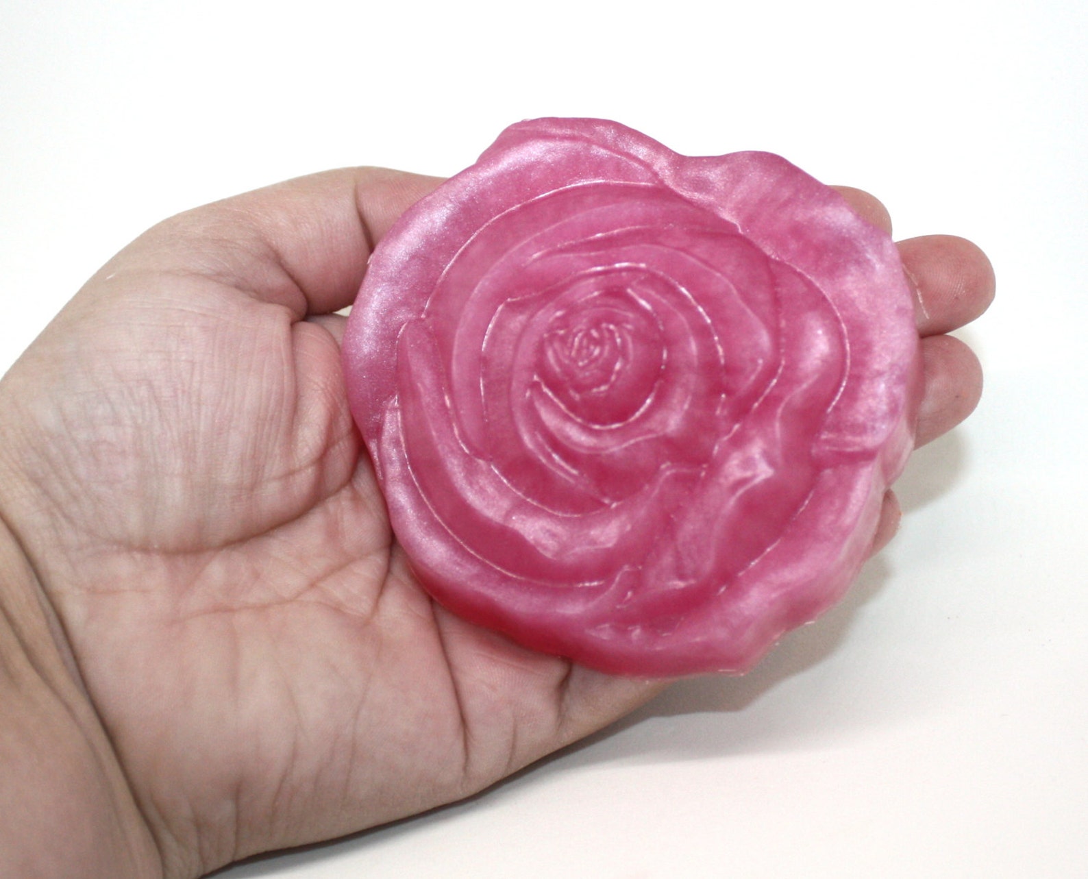 Large Rose Soap Flower Soap Floral Soap Roses Are Red - Etsy
