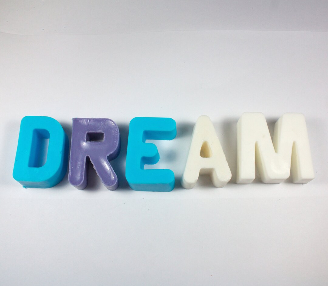 Set of 5 Letters in Soap Alphabet, Letters, Word, Words, Party Favor ...
