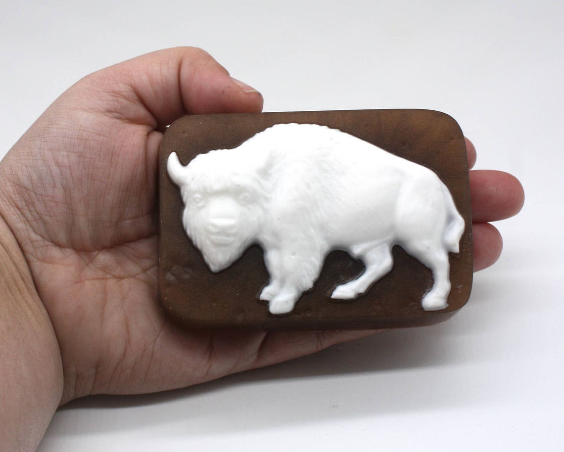 Buffalo/bison Soap Shower Bar North American Animal for - Etsy