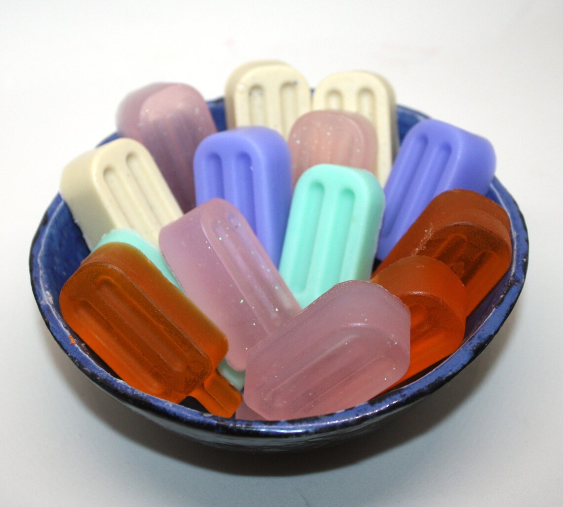 Itty Bitty Popsicle Committee 9 Guest Soaps Ice Cream - Etsy