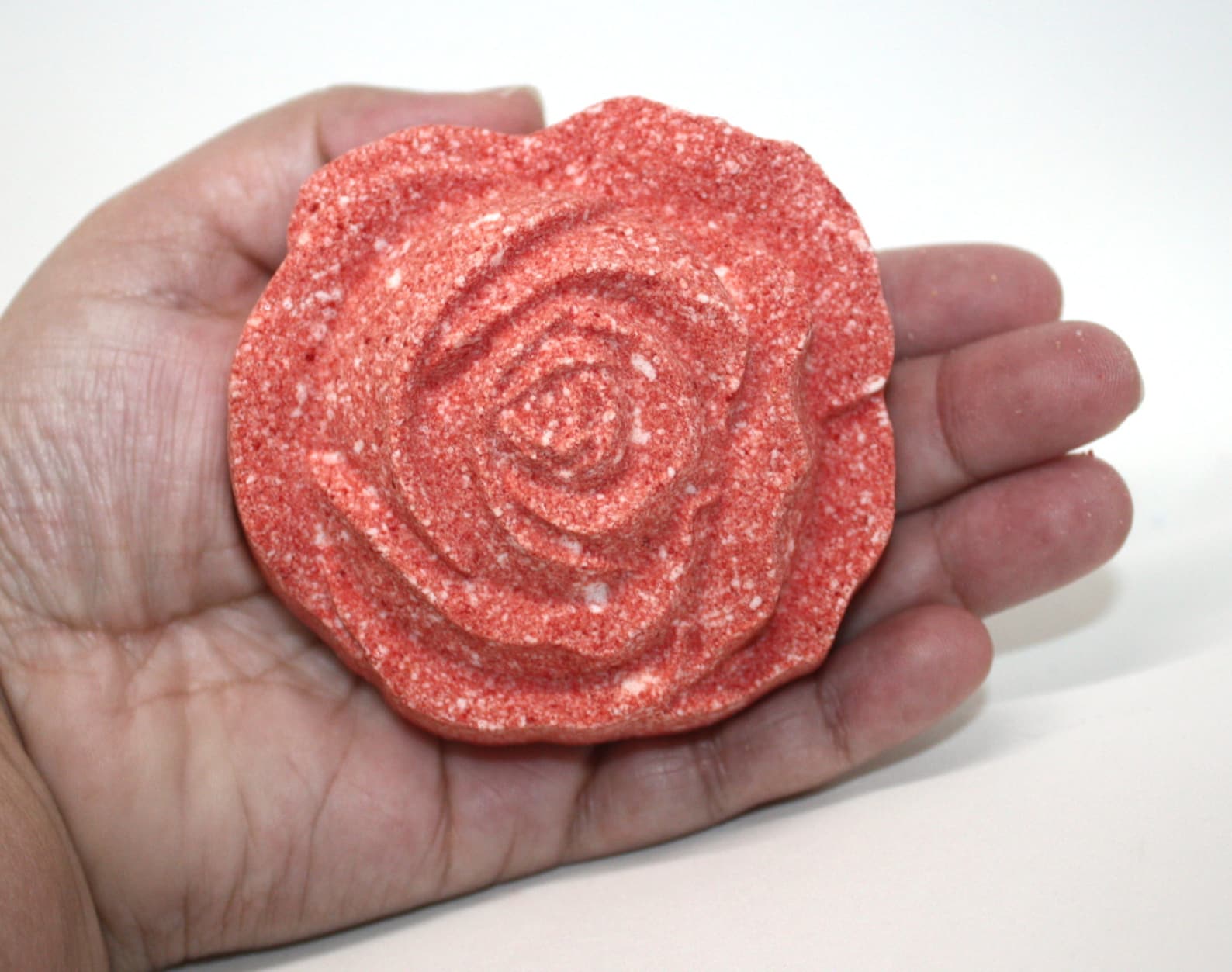 Large Rose Bath Bomb - Flower Bath Bomb, Bath Fizzy, Bath Fizzie, Party ...
