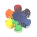 Coloring Snowflake Recycled Crayons Set of 6 Frozen Party - Etsy