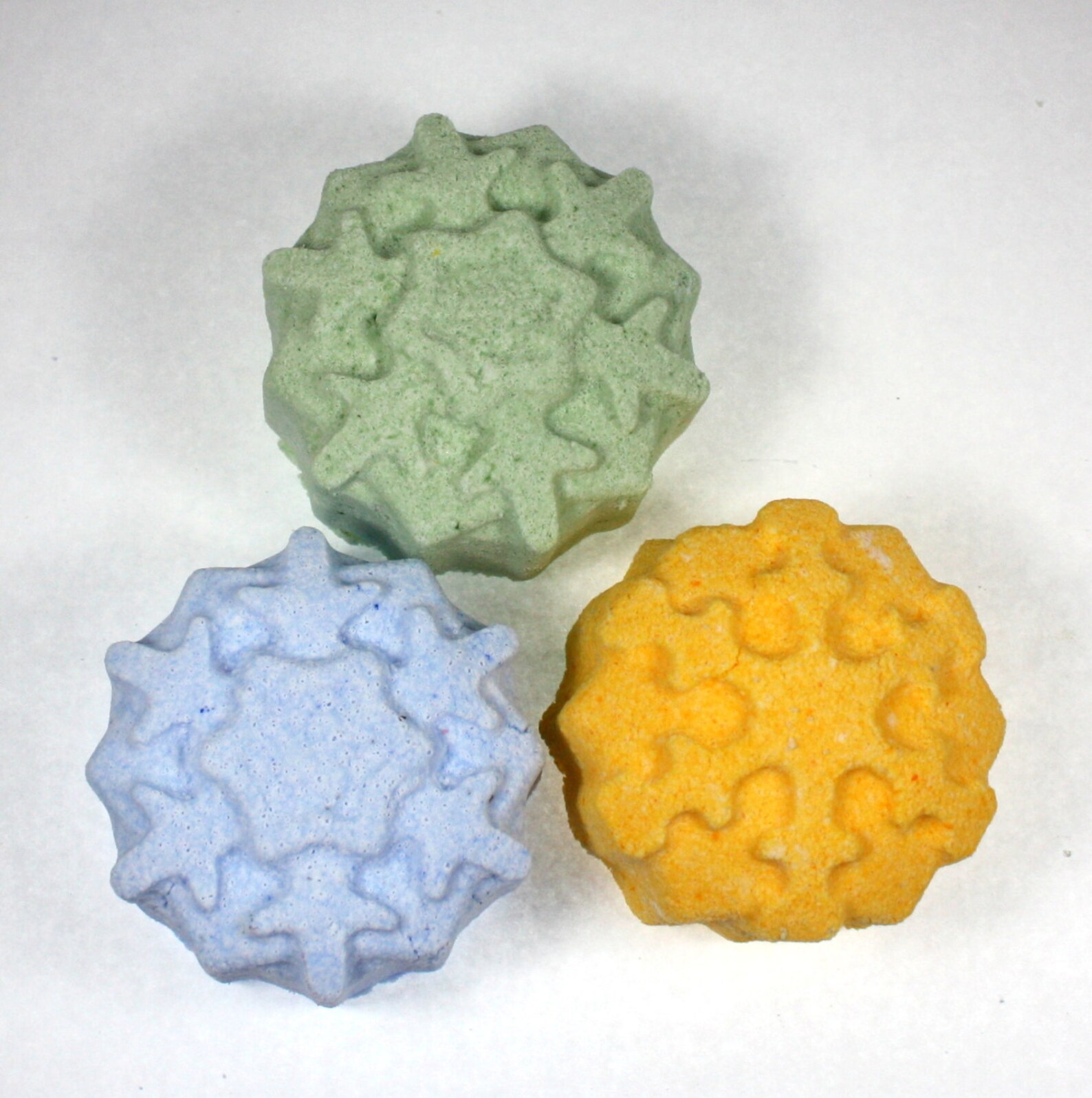 6 Snowflake Bath Bombs Snow Blizzard Winter Bath Fizzies - Etsy