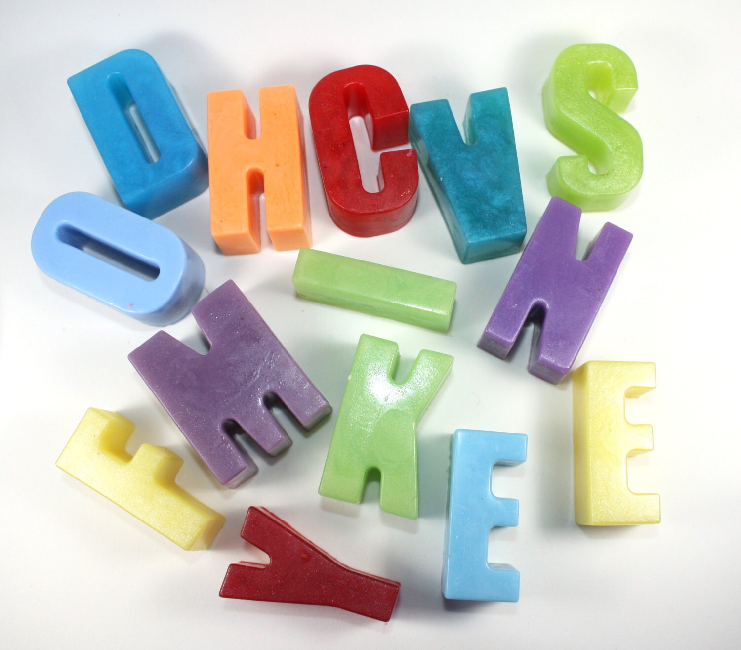 4 Giant Soap Letters Name Initials Personalized Fridge | Etsy