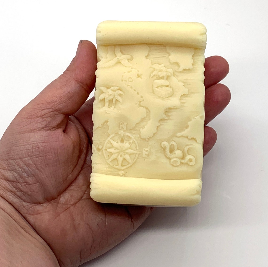 Treasure Map Lotion Bar solid Lotion All Natural - Etsy