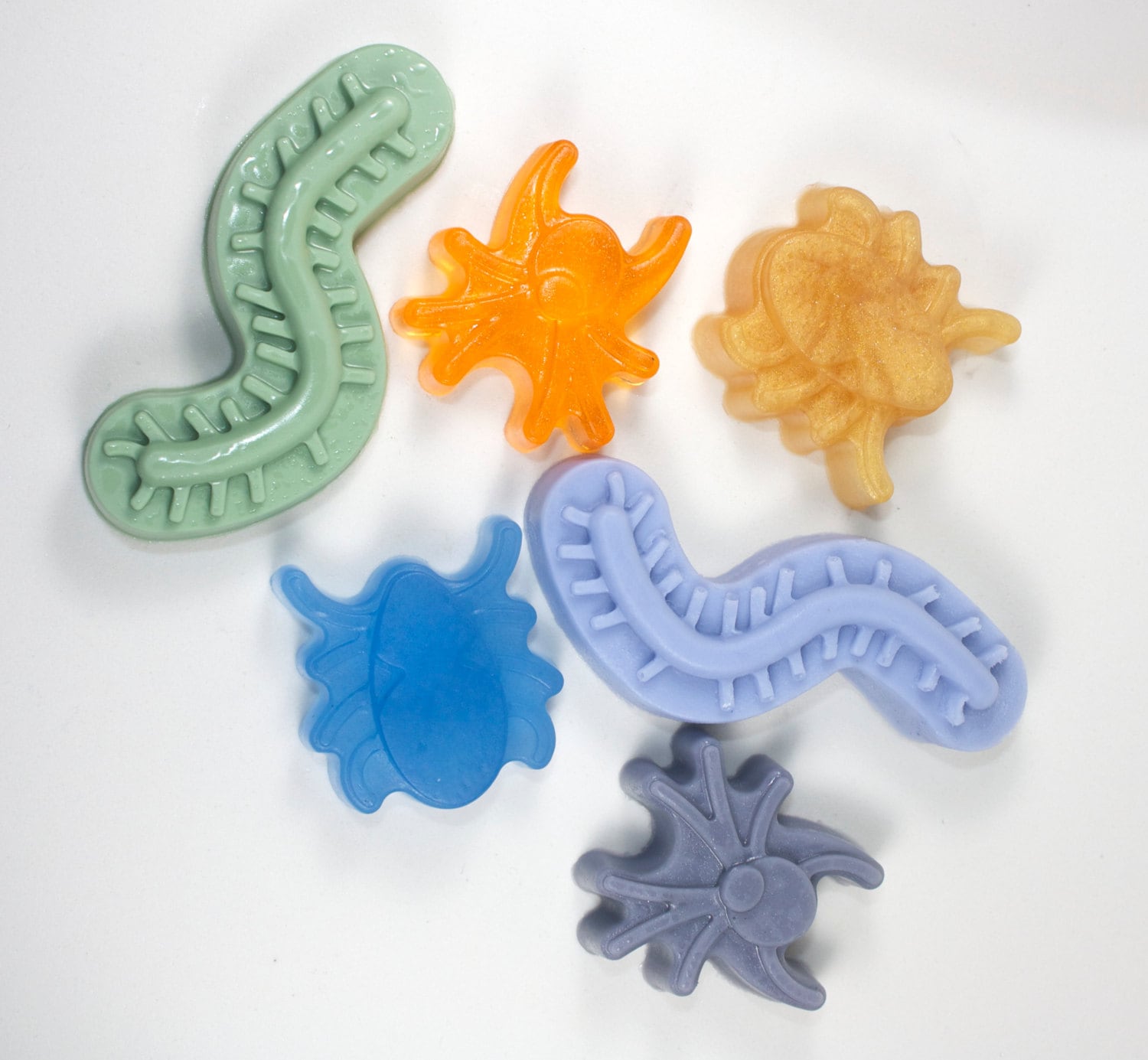 Creepy Crawly Critter Soaps set of 6 centipede spider | Etsy