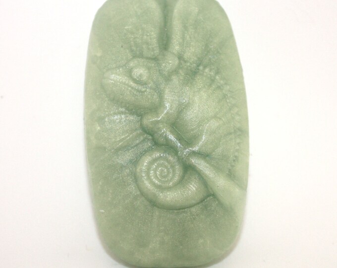 Chameleon Bar of Soap - Lizard, Reptile, Camouflage, Art Soap, Animal ...