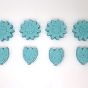 8 Flower-shaped Bath Bombs Bath Fizzy, Bath Fizzies, Bath Fizzie, Tulip ...