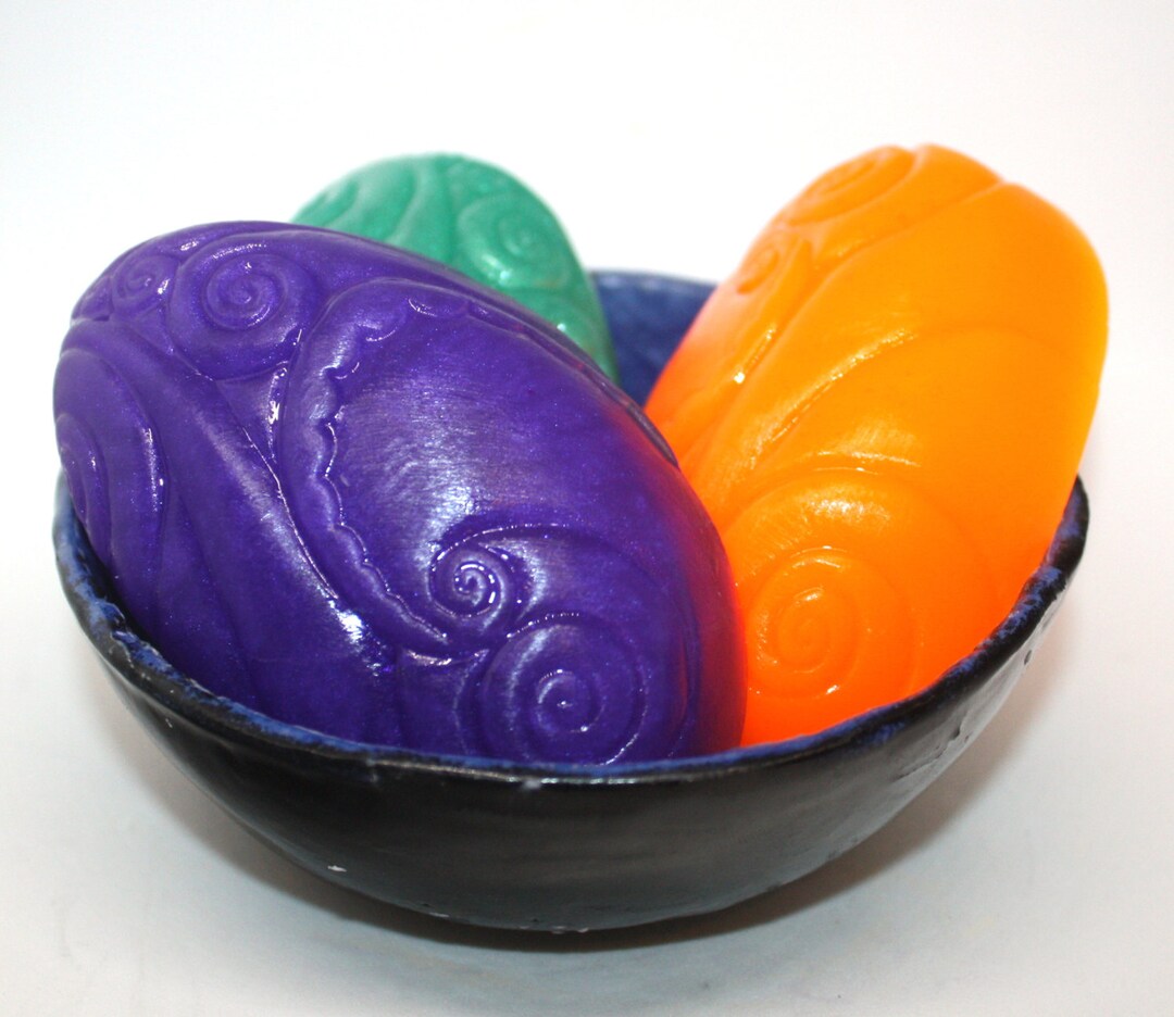 Art Deco Oval Soap - Decorator Soap, Spa Soap, Shower Bar, Waves, Curls ...