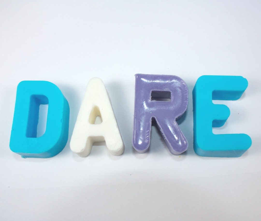 Set of 4 Letters in Soap Alphabet, Letters, Word, Words, Party Favor ...