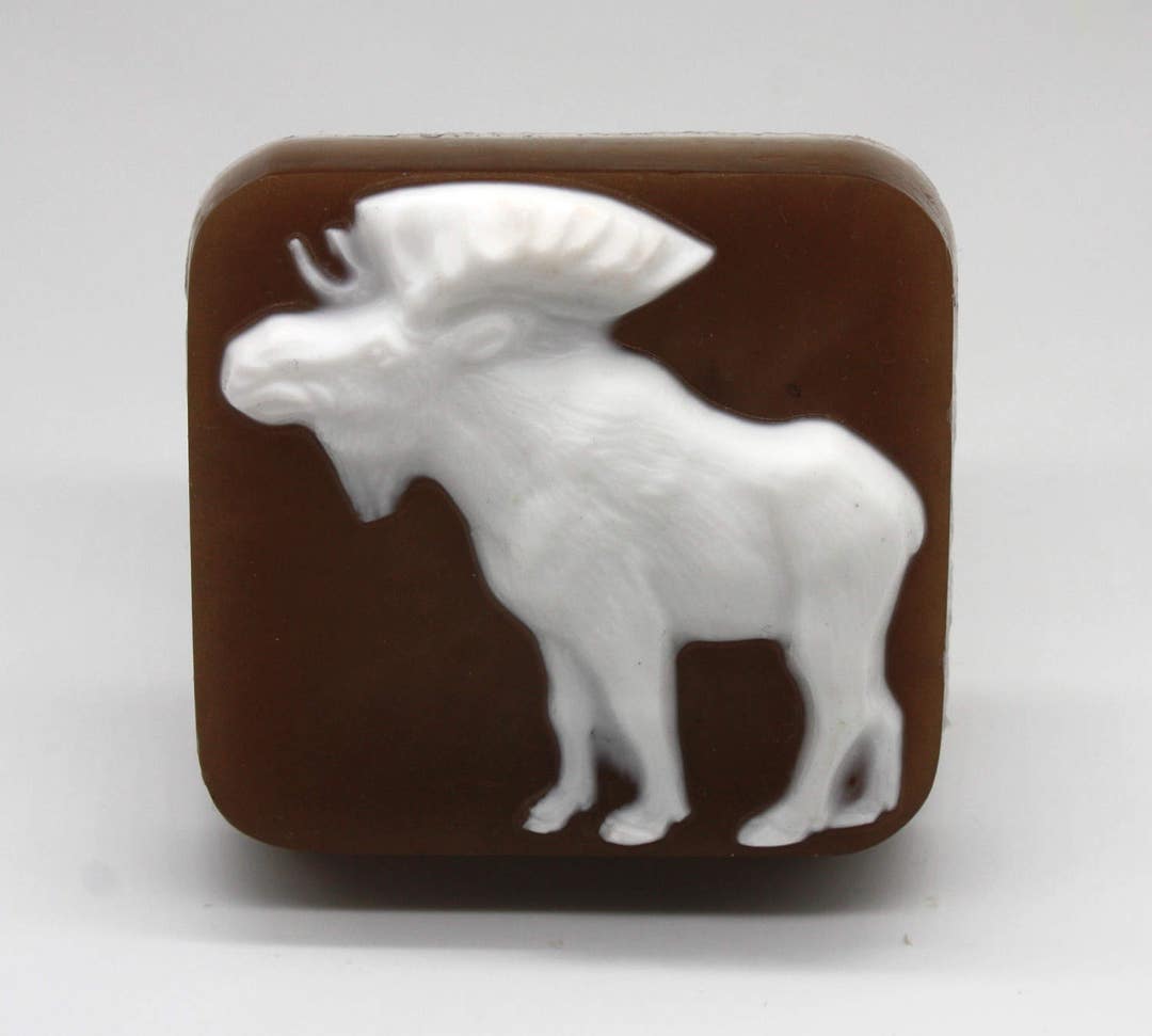 Moose Soap - Shower Bar, North American Animal, for Guys, for Men ...