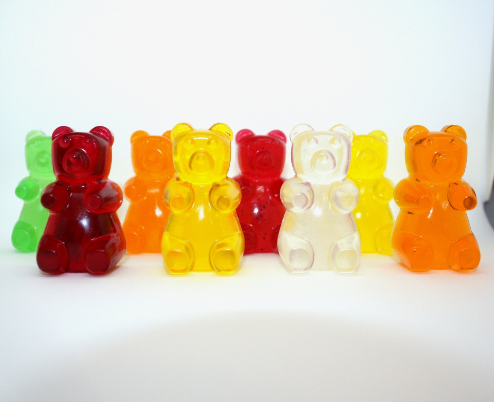 Gummy Bear/teddy Bear Soaps Set of 8 Candy Gummies Party - Etsy