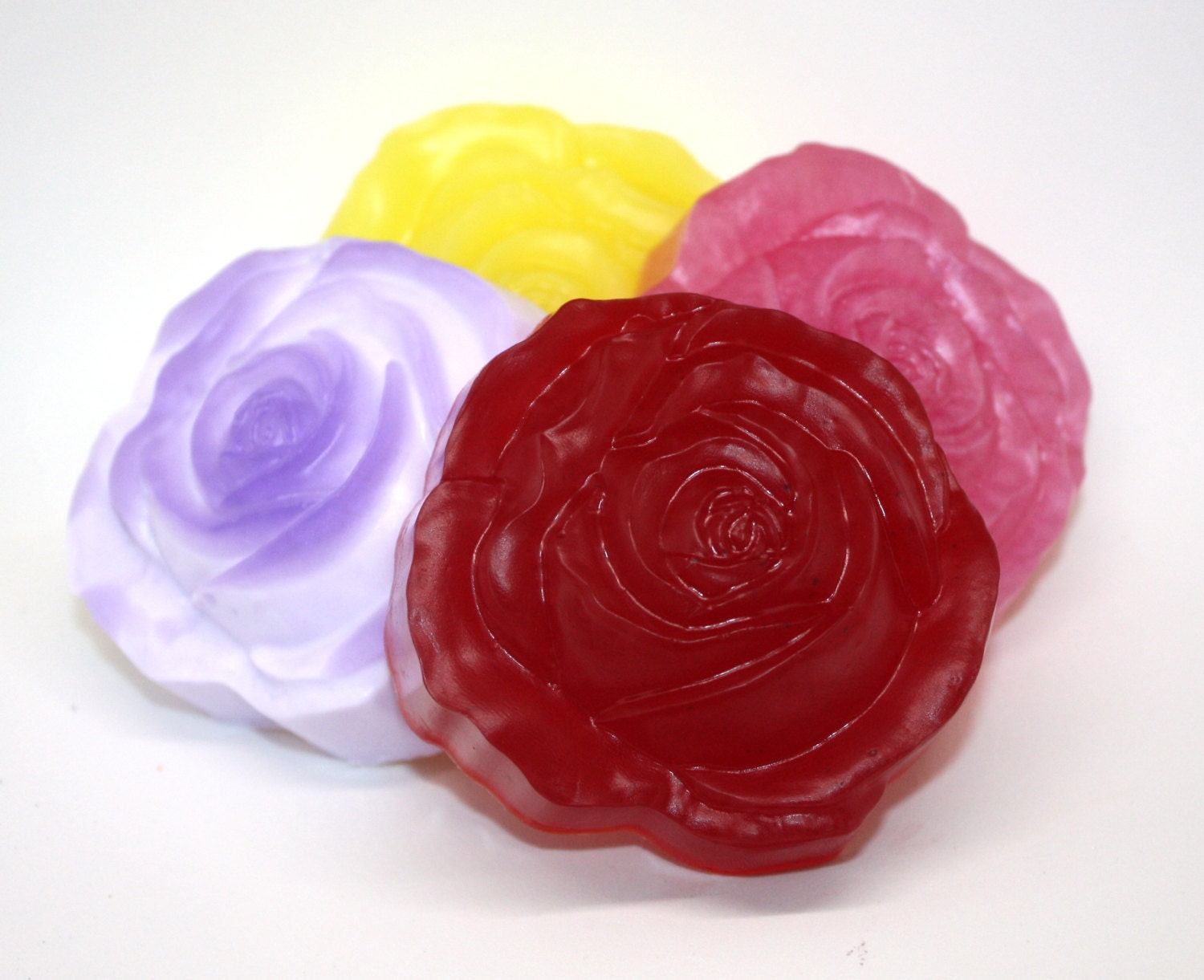 Large Rose Soap Flower Soap Floral Soap Roses Are Red | Etsy